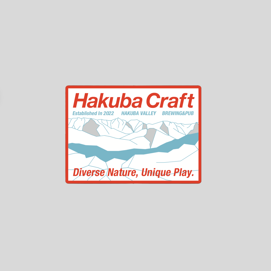 HAKUBA CRAFT 三山ステッカー